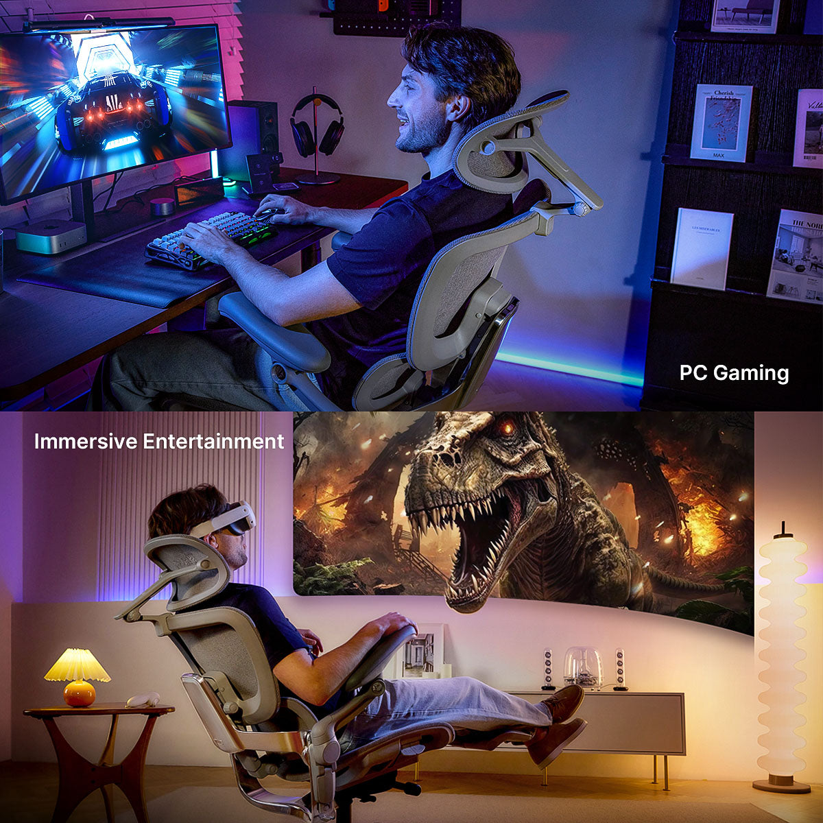 Hinomi H2 Pro Ergonomic Chair for Long Hours with Footrest & 3D Lumbar ...