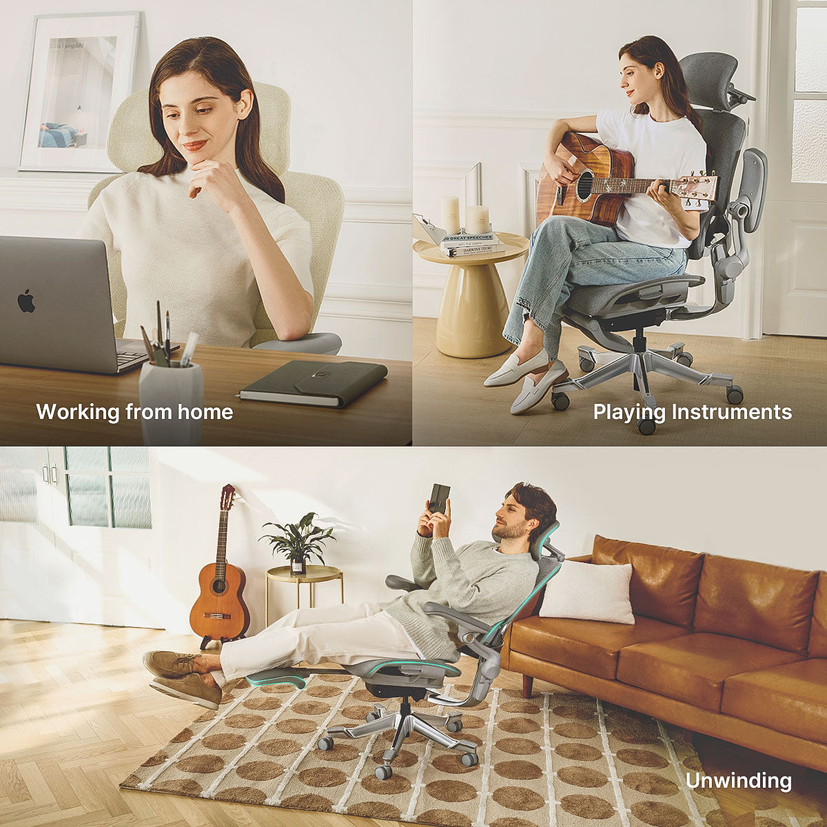Hinomi H2 Pro Ergonomic Chair for Long Hours with Footrest & 3D Lumbar ...